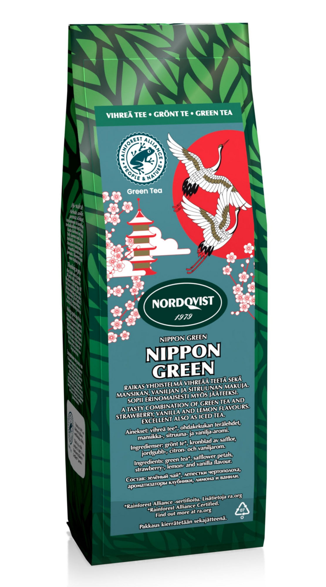 Зеленый рассыпной чай Nordqvist Nippon Green tee 100g 6413446003056 ...